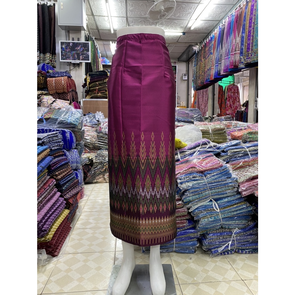 Cheapest Finished Sarong Thai Patterned Fabric With A Drawcord On The ...