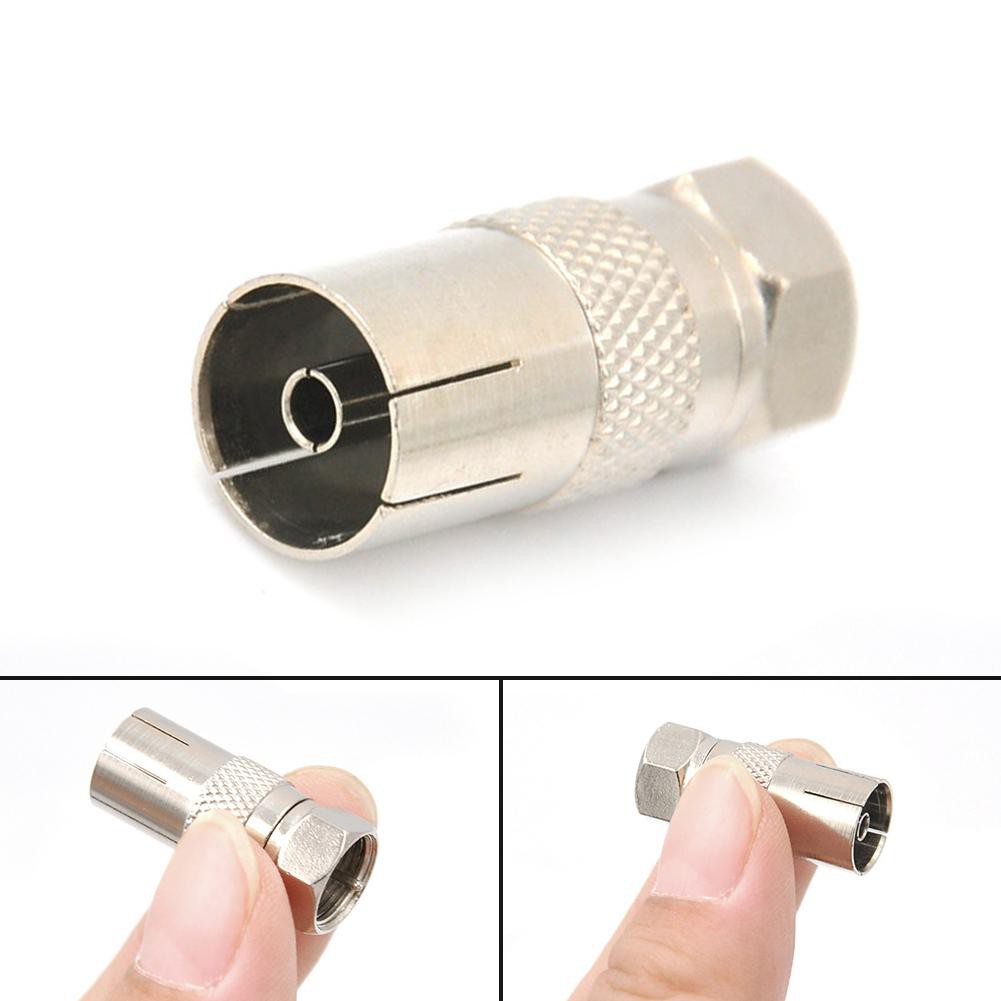 F Female To RF Male Connector antenna connector for TV F Connector TV ...