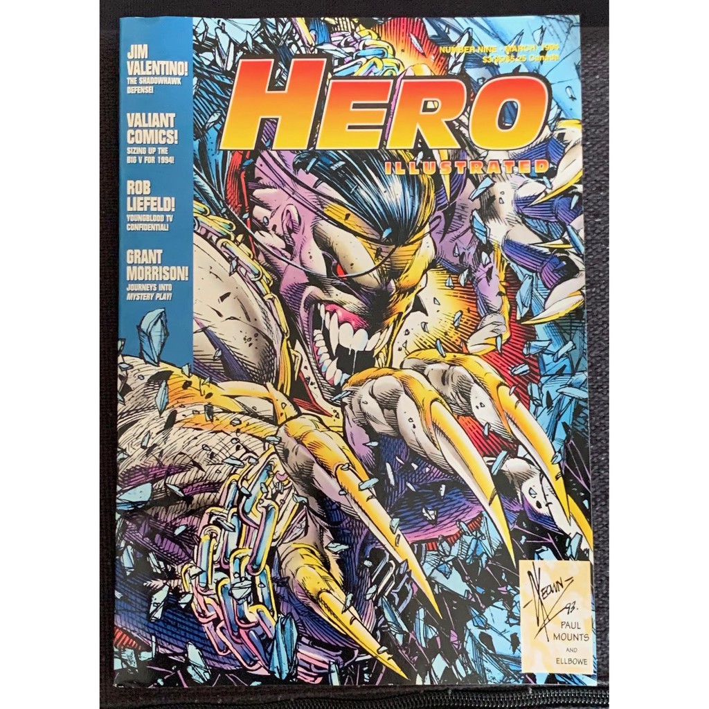 Hero Illustrated Comics Magazine #9 - Pitt Cover - 1994 | Shopee ...