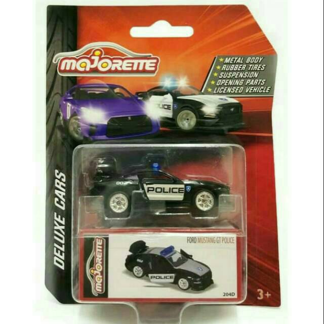 Majorette Deluxe Cars Ford Mustang GT Police | Shopee Philippines