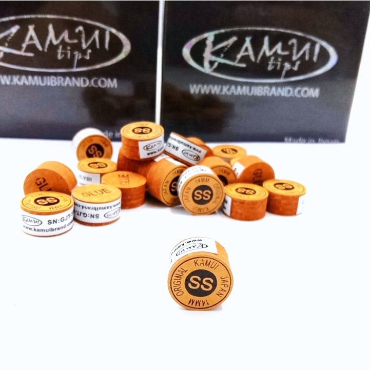 1Pc. KAMUI SUPER SOFT BROWN BILLIARD CUE TIP/TIP NG TAKO NG BILYARAN ...