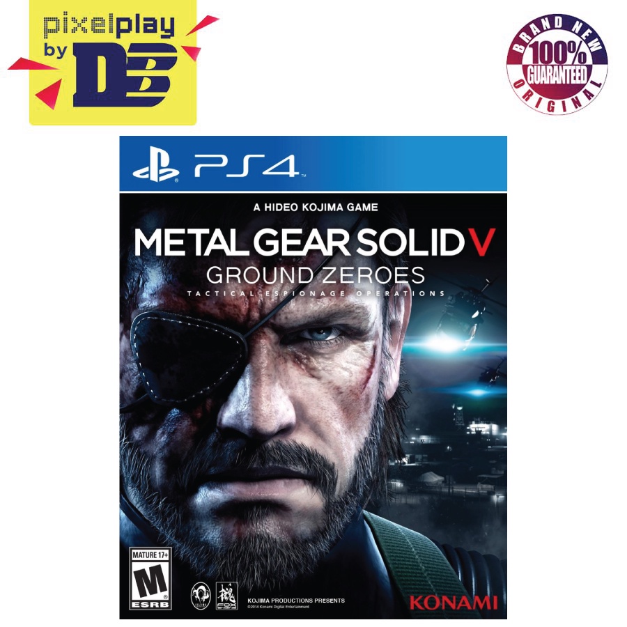 PS4 Metal Gear Solid V Ground Zeroes All (ENG/SP/FR) | Shopee Philippines