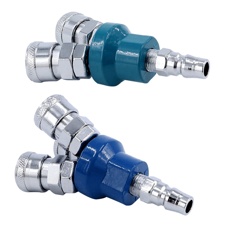 kiss 2/3 Way Air Hose Manifold Quick Coupler Connector Pneumatic ...