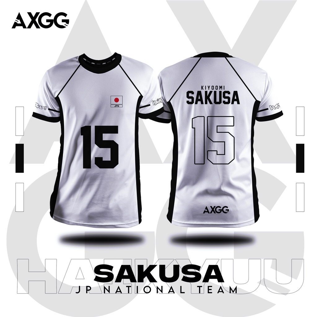 AXGG ' Haikyuu Japan National Team - Sakusa ' Anime T-Shirt | Shopee ...