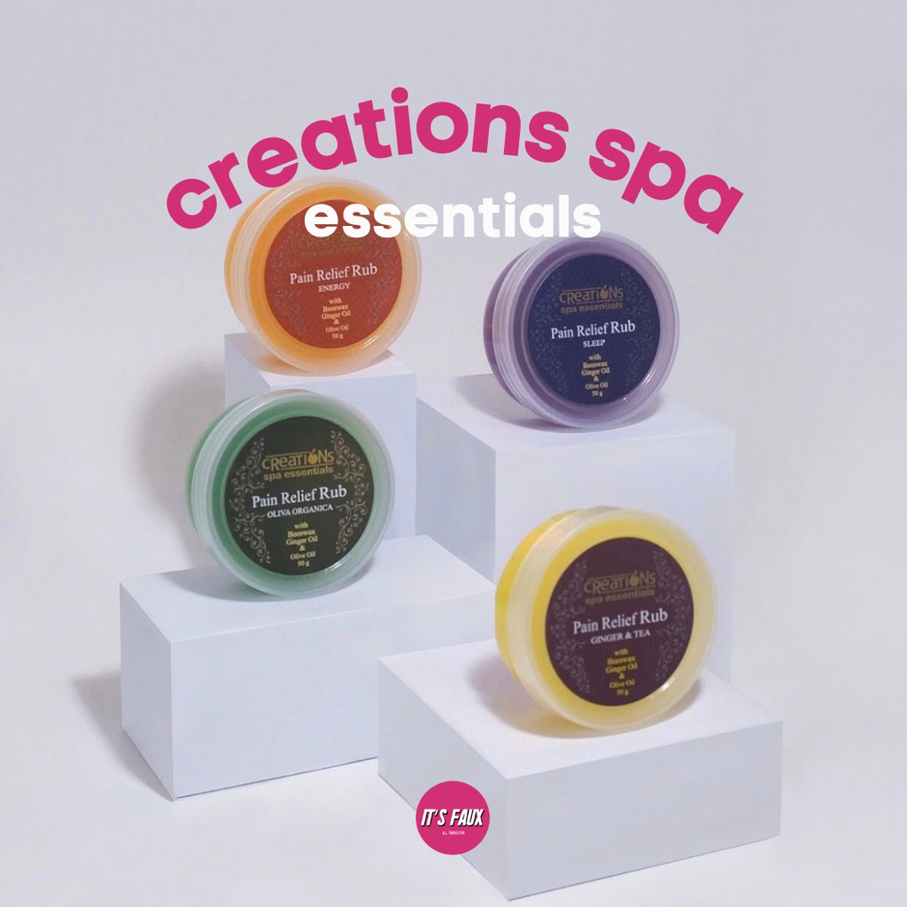 Creations Spa Essentials Pain Relief Rub - AUTHENTIC | Shopee Philippines