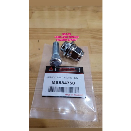RACING NUT WHEEL BOLT L300 DISEL L200 TRITON PAJERO SPORT MB584750 ...