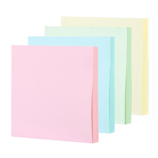 Deli 4Colors Sticky Notes 100Sheets Memo Sticky Note 76×76mm Office ...