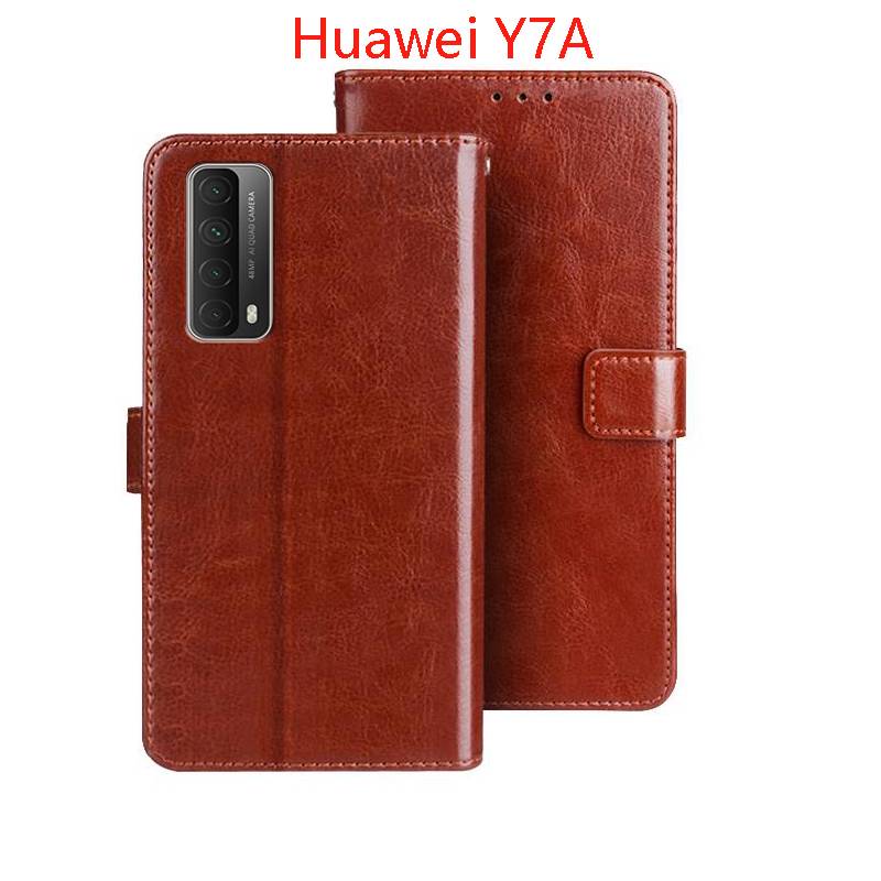 Huawei Y7A Case Flip Wallet PU Leather Back Cover Huawei Y7A 2020 ...