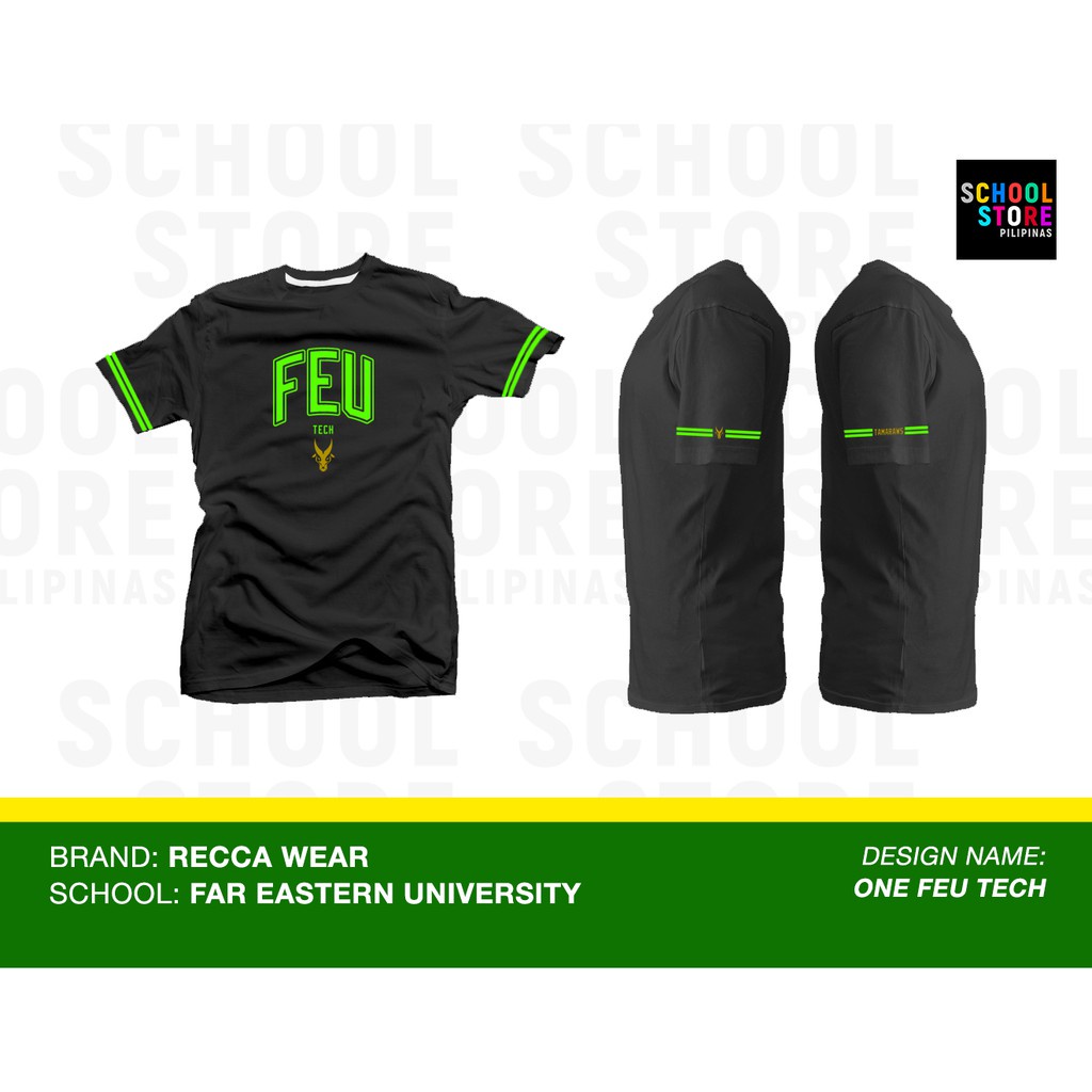 ONE FEU TECH Shirt - FEU Tamaraws - Far Eastern University | Shopee ...