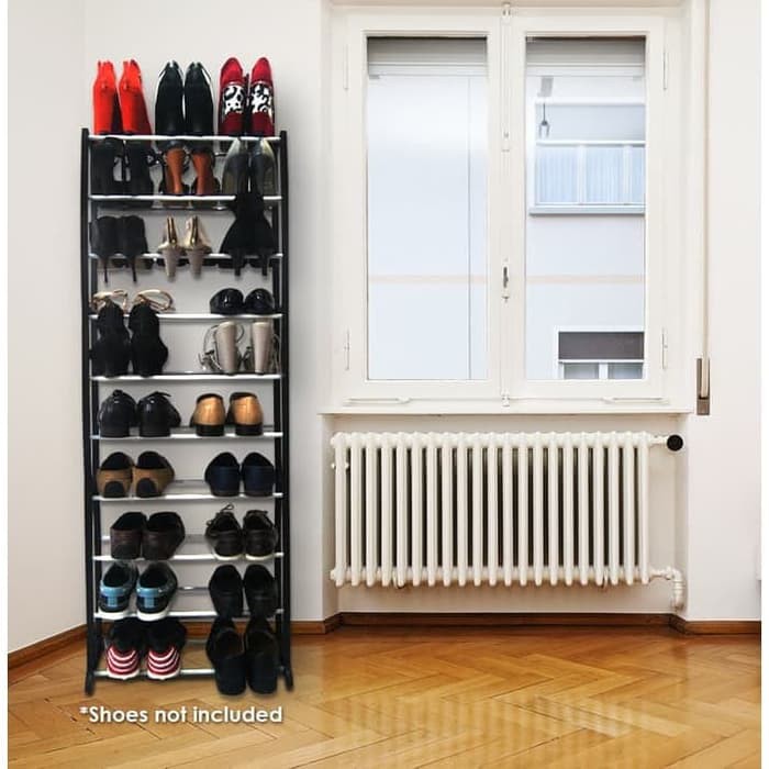 10 Tier SHOE Stacking RACK (AMAZING PORTABLE SHOE RACK) | Shopee ...