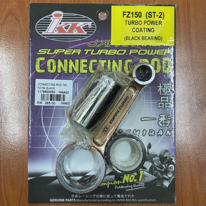 IKK RACING CONNECTING ROD ST2 - YAMAHA Y15ZR / FZ150 / LC135 5S LC5S ...