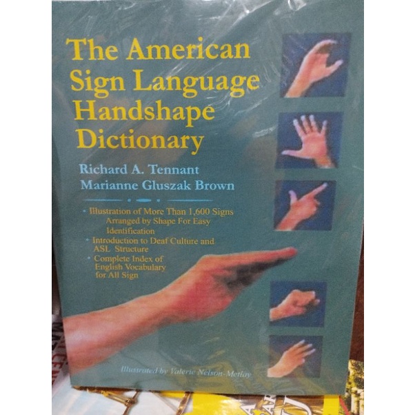 The american Sign Language Handshape Dictionary | Shopee Philippines