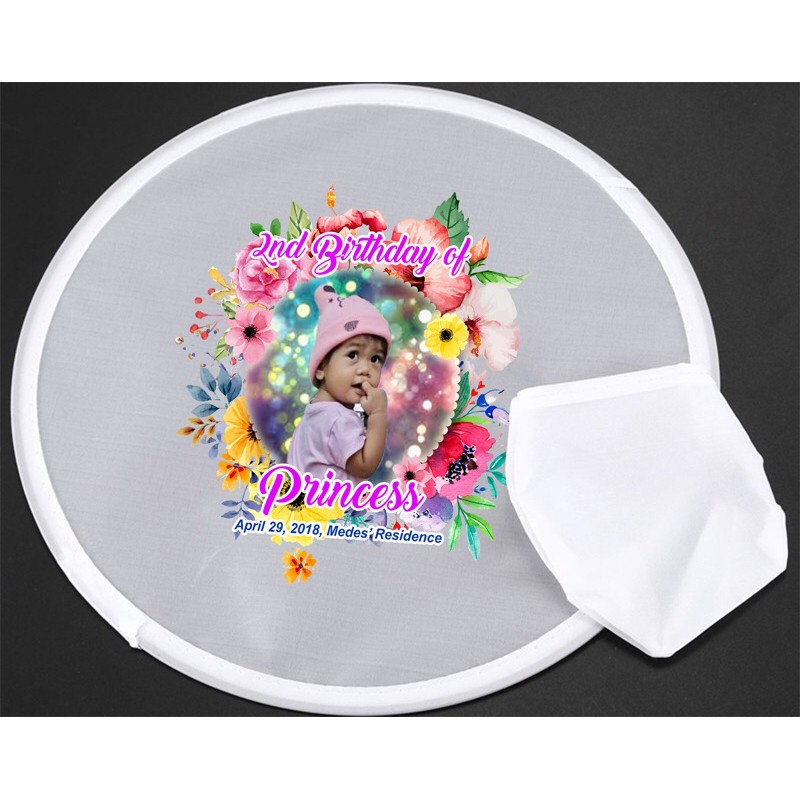 Customized Foldable Round Fan | Shopee Philippines