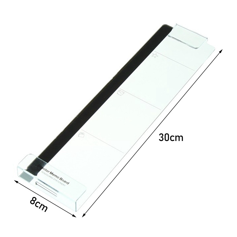 Monitor Memo Board for Sticky Note Computer Side Panel Planner Writing ...