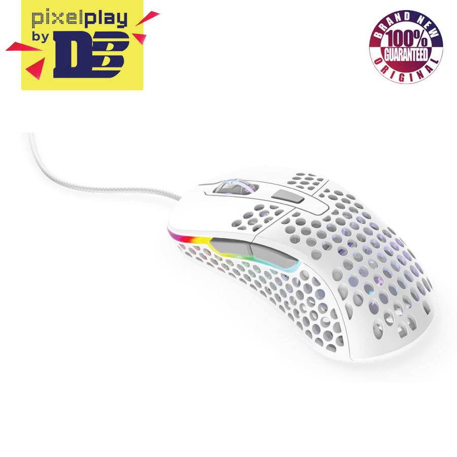 XTRFY M4 RGB Ultra Light Gaming Mouse (White) | Shopee Philippines