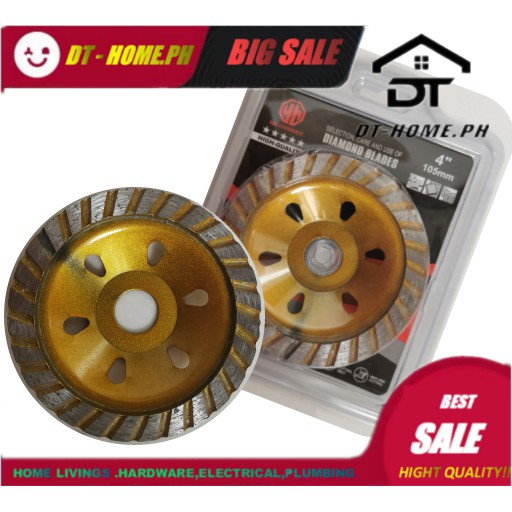 Diamond Cup Wheel 4 Concrete Grinding Disc | Shopee Philippines