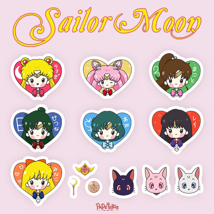 Sailor Moon Fanart Vinyl Sticker Set [Waterproof] | Shopee Philippines