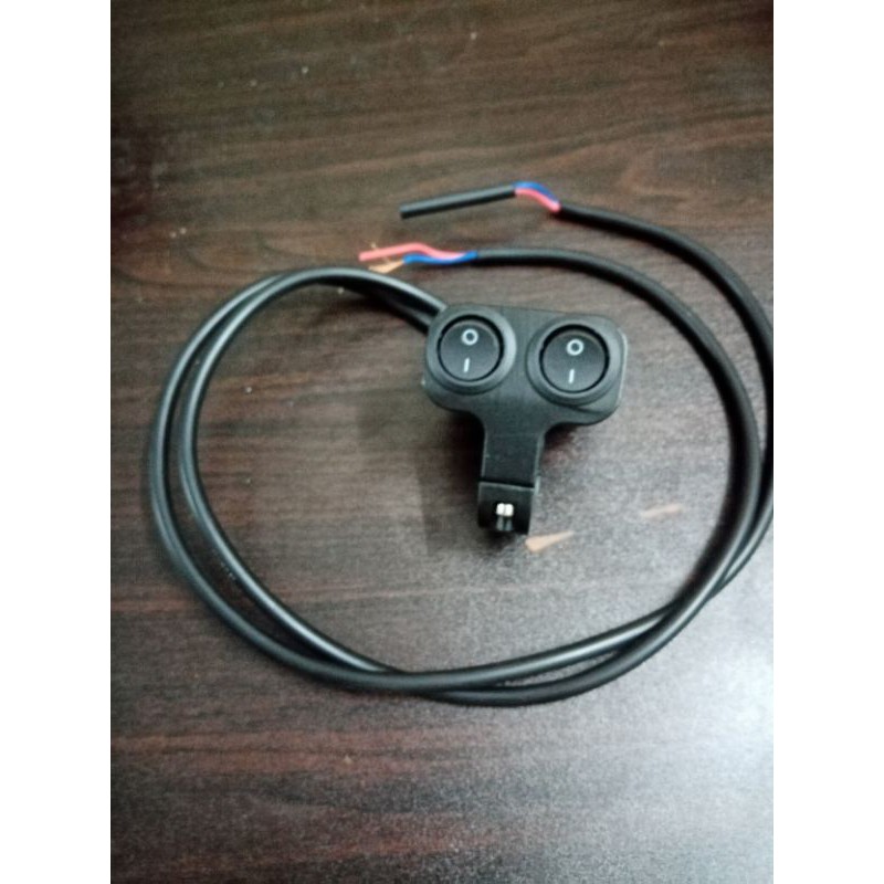 ON/OFF DOUBLE SWITCH W/CLAMP W/WIRE | Shopee Philippines