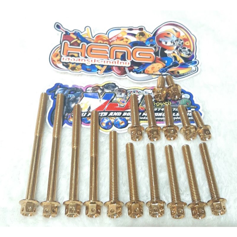 HENG WAVE100 CRANKCASE BOLTS(17PCS) | Shopee Philippines