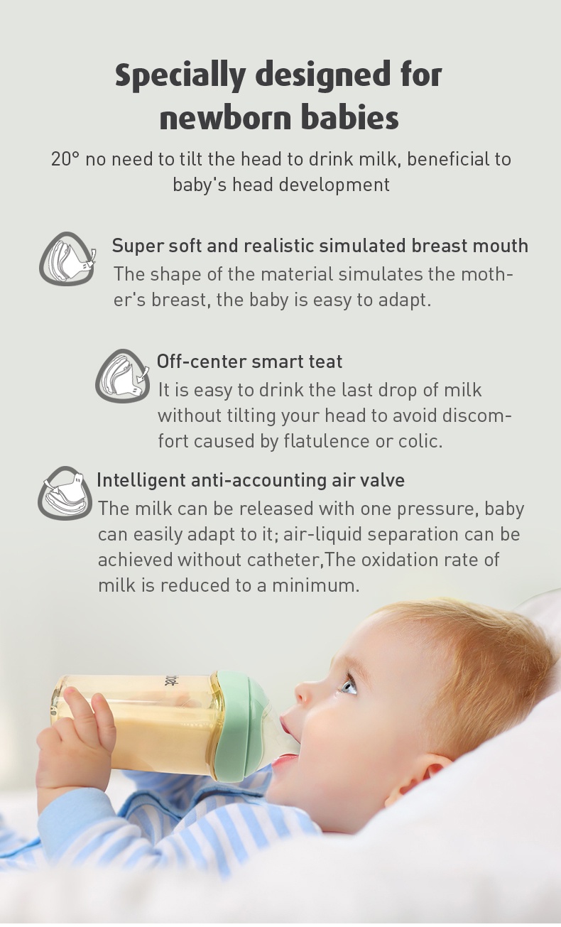 Baby Pro Baby Triangle Feeding Milk Bottles Pink Green White 150 ...