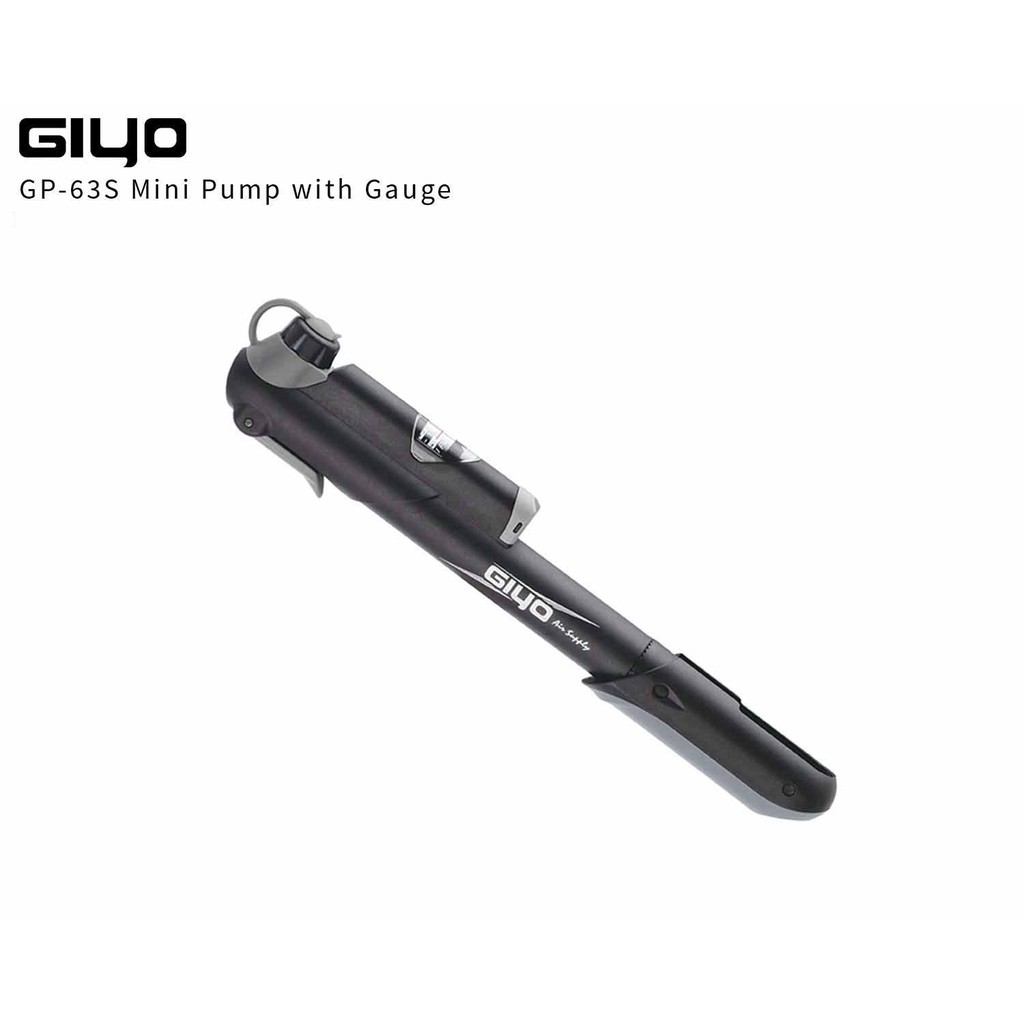 GIYO GP-63S Mini Pump with In-Line Gauge for Bicycles | Shopee Philippines