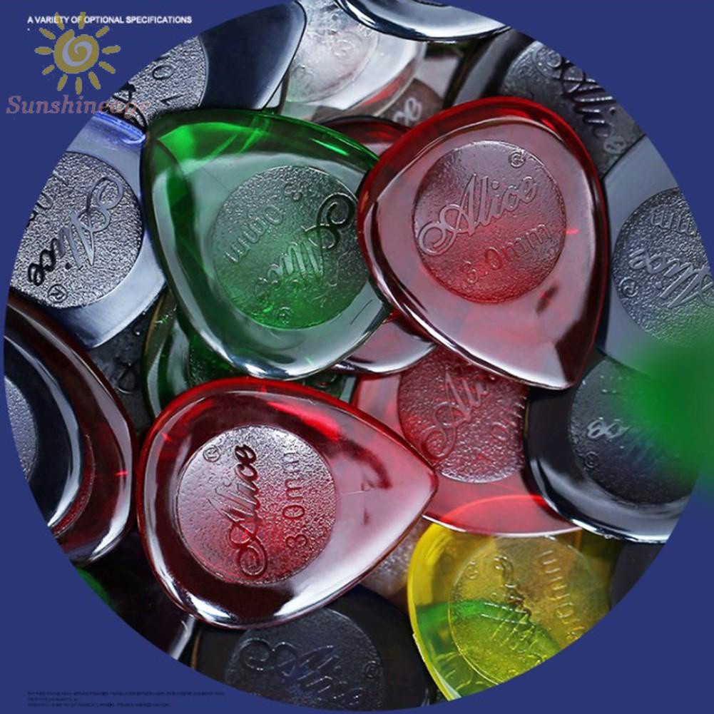 6pcs Alice Stubby Guitar Picks Plectrums Large Stubbies Big 1mm 2mm 3mm ...