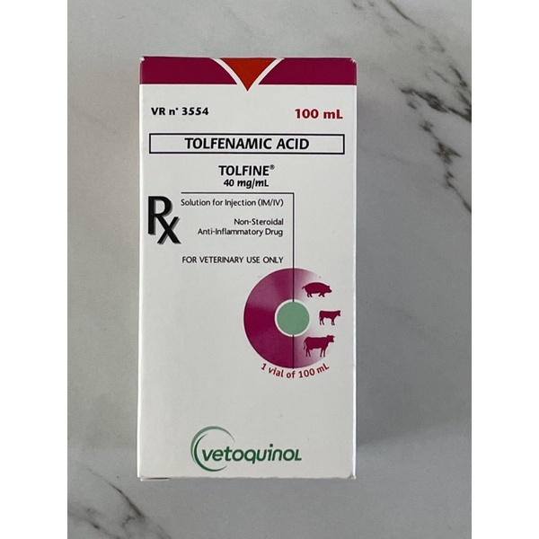 Tolfine 40mg/ml NSAID 50ml / 100 ml Injectable | Shopee Philippines