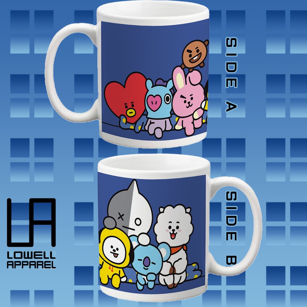 BT21 BTS Kpop Mug - Anime Souvenir Collections Gift Giveaway ...
