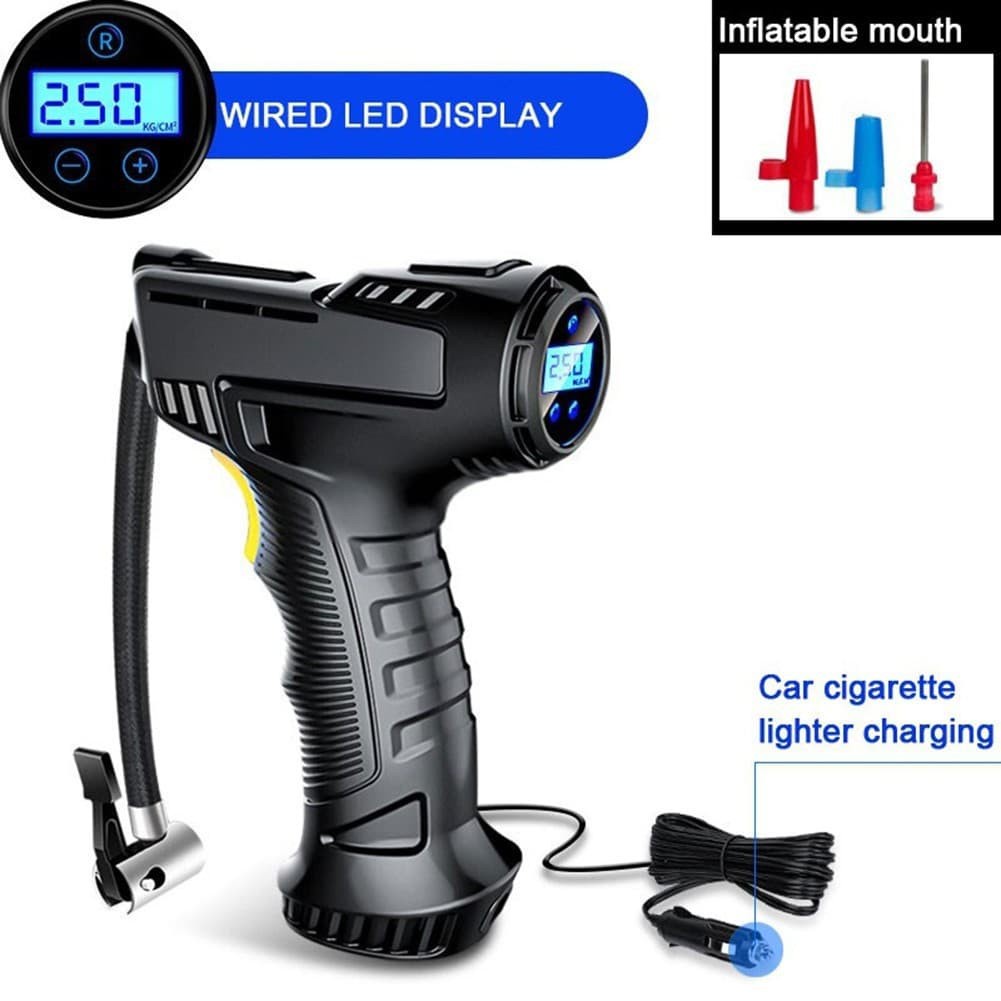 120W Handheld Air Compressor Inflatable Pump Portable Car Air Pump ...
