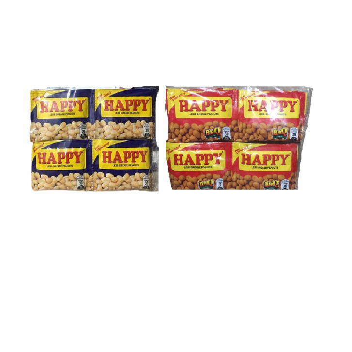 Happy Less Grease Peanuts 1pack (20sachets) | Shopee Philippines
