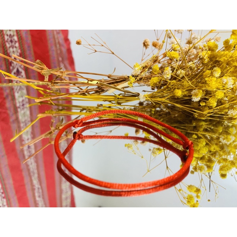 lucky chinese red string bracelets adjustable (blessed) | Shopee ...