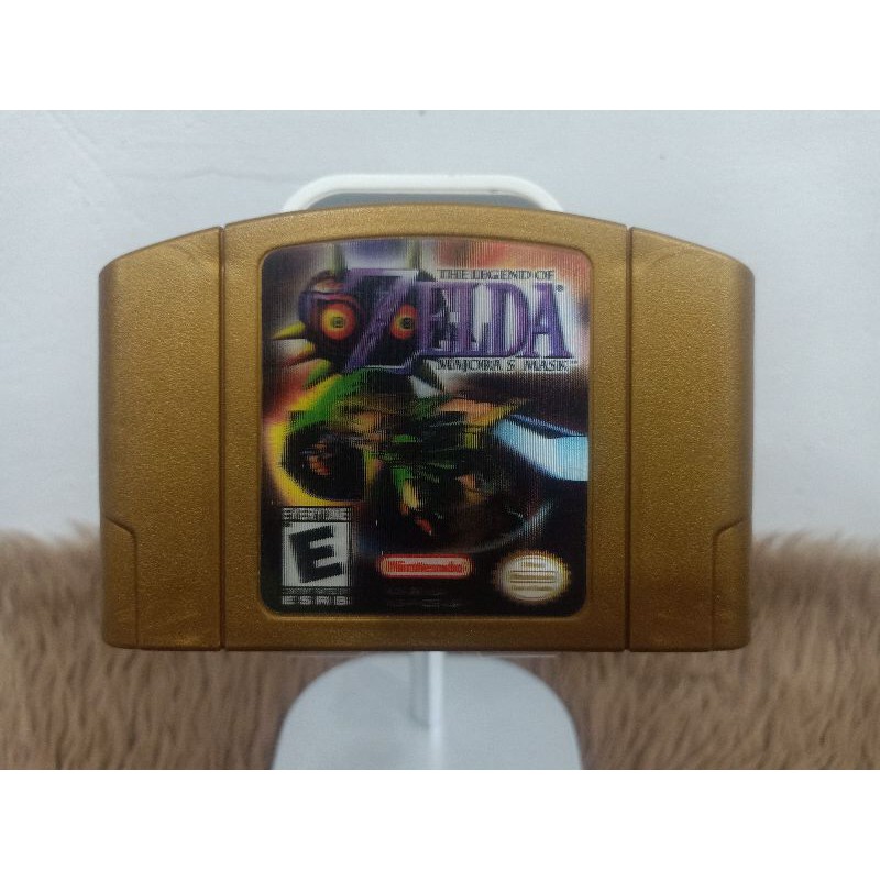 The Legend of Zelda Majoras Mask Holographic Gold N64 Game Cartridge ...