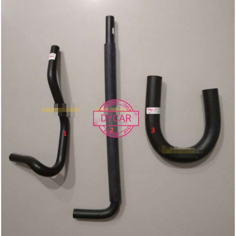 PROTON WAJA WATER PUMP / THROTTLE BODY HOSE SET (3PCS) OEM kpLl ...
