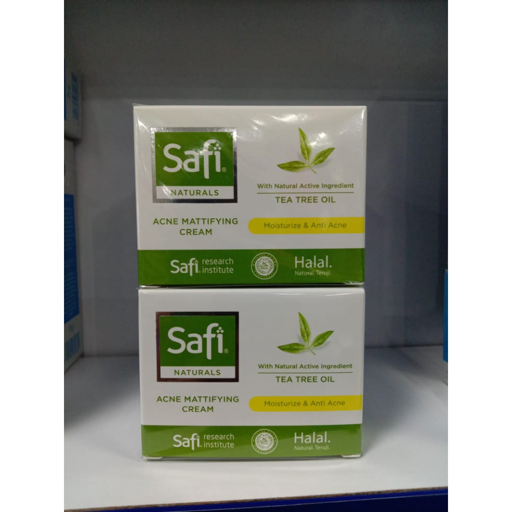 Safi NATURALS MOISTURIZING CREAM TEA TREE OIL (New Packaging) | Shopee ...