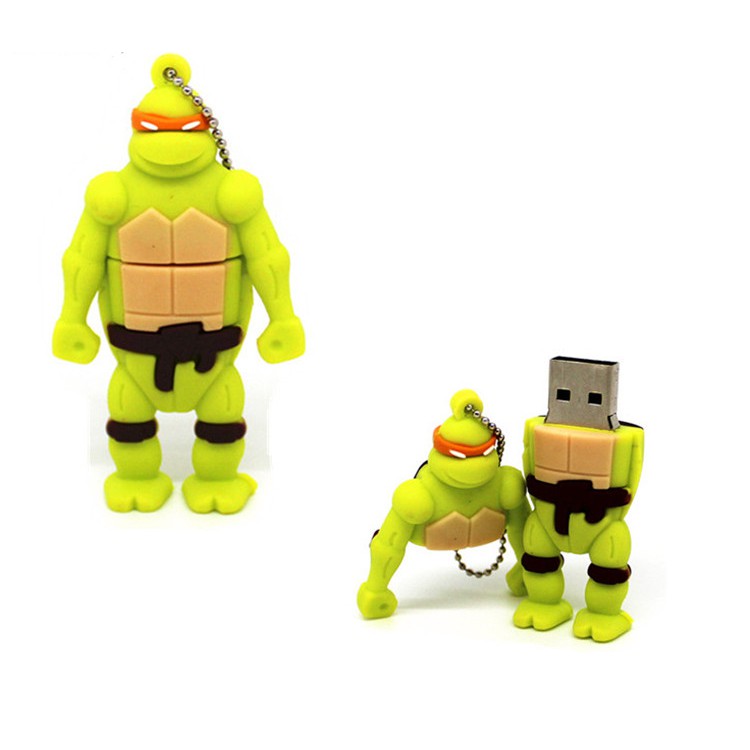 Cartoon Ninja Turtle Pendrive USB 2.0 Flash Drive 8GB-64GB Pen drive ...