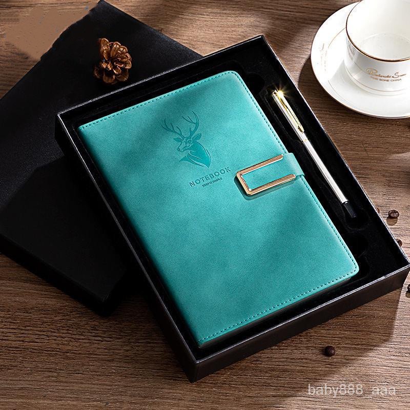 Macaron PU Leather Notebook / Magnetic Snap Side Pocket and Pen Holder ...