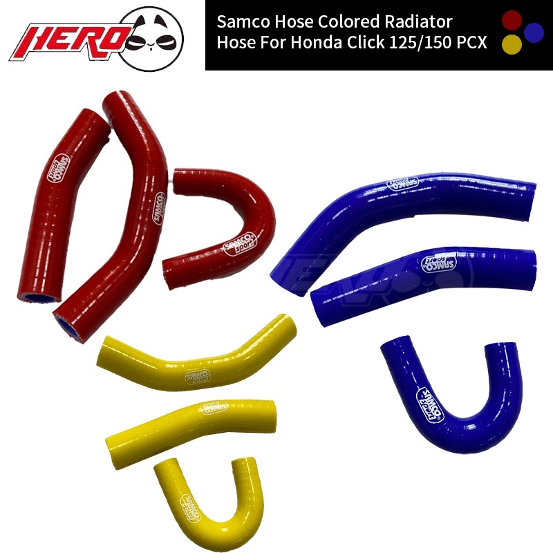 Samco Hose Colored Radiator Hose For Honda Click 125/150 PCX Made IN ...