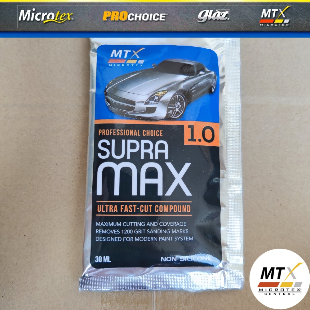 Microtex MTX SupraMAX Ultra Fast cut Rubbing Compound 30ml Sachet FAST ...