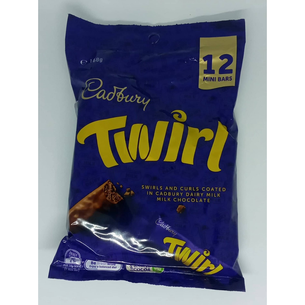 Cadbury Mini Bars Chocolate / Australian Chocolate / 168g 12 mini Bars ...