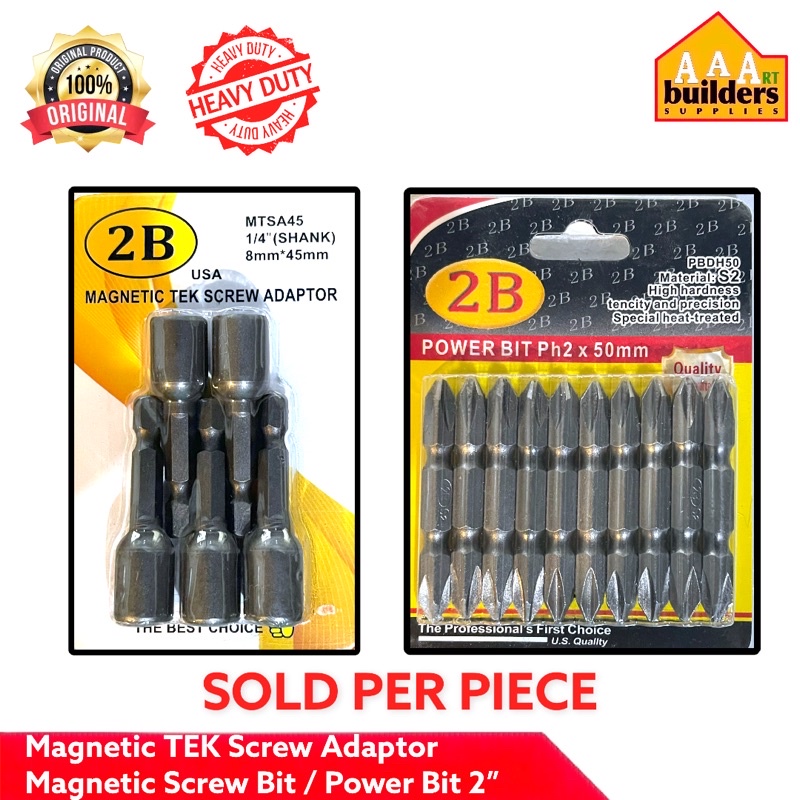 Magnetic Tek Screw Adaptor / Powerbit Screwbit | Shopee Philippines