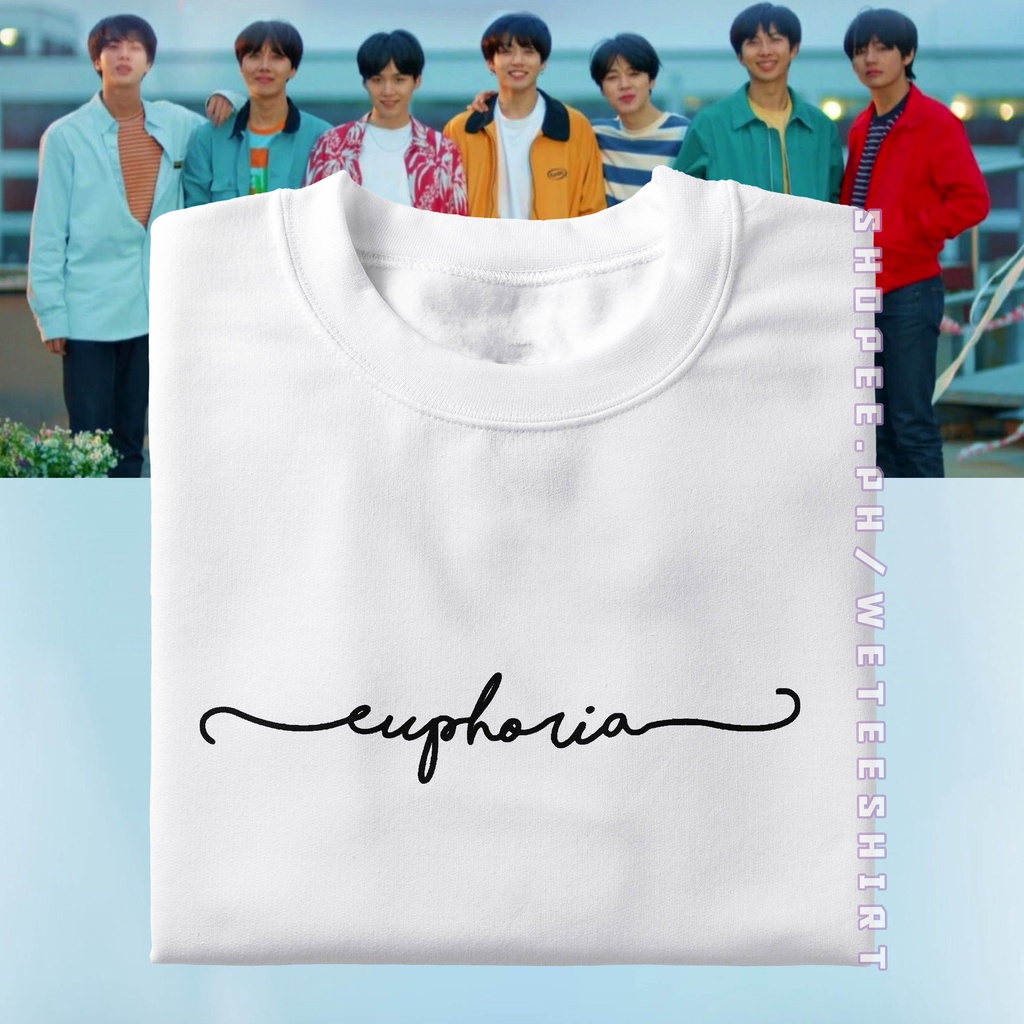 KPOP Bangtan Euphoria Minimalist T-shirt / Euphoria Minimalist Shirt ...