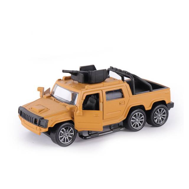 1/36 Diecast Miniature Hummer SUV car 6x6 war soldier war soldier ...