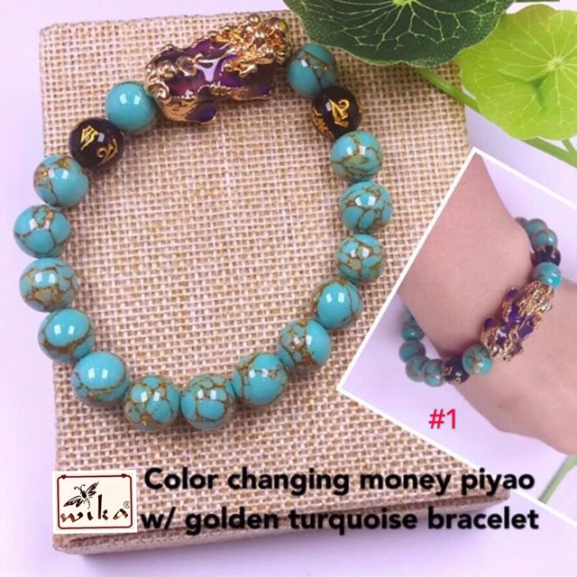 color changing money piyao stone bracelet | Shopee Philippines