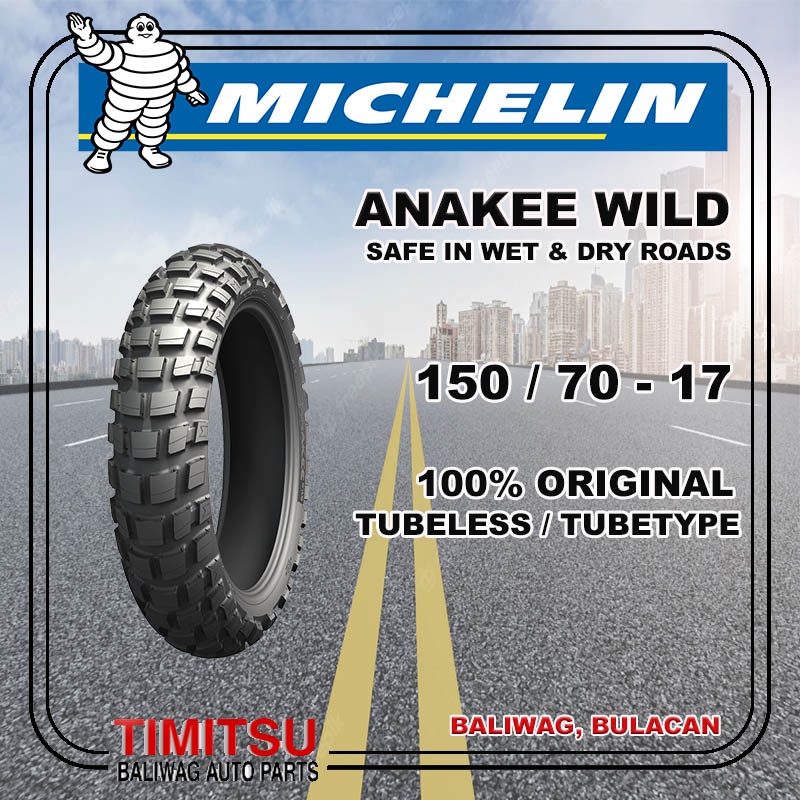 150/70-17 / 150/70 R17 MICHELIN ANAKEE WILD TUBELESS TUBETYPE TUBE TYPE ...