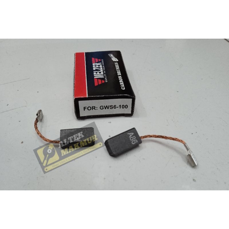 Carbon Brush Bostel CB GWS6-100 / GWS 6 100 / Spool Charcoal Melzer ...
