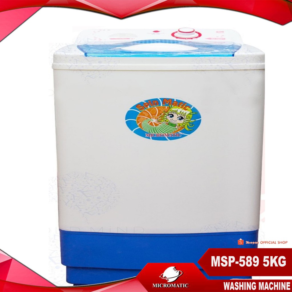 Micromatic MSP-589 5kg Powerful Super Spin Dryer | Shopee Philippines
