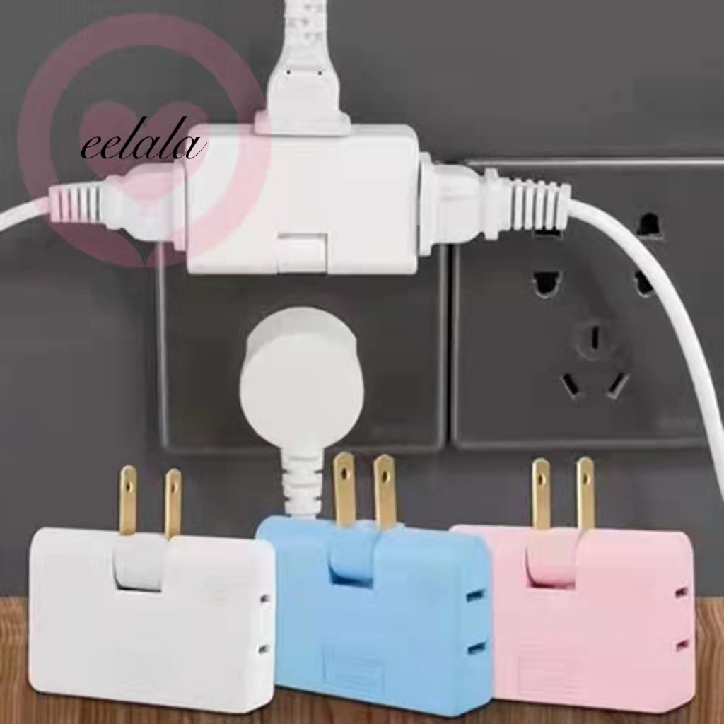 Rotatable Socket Converter 2500W One In Three 180 Degree Extension Plug ...