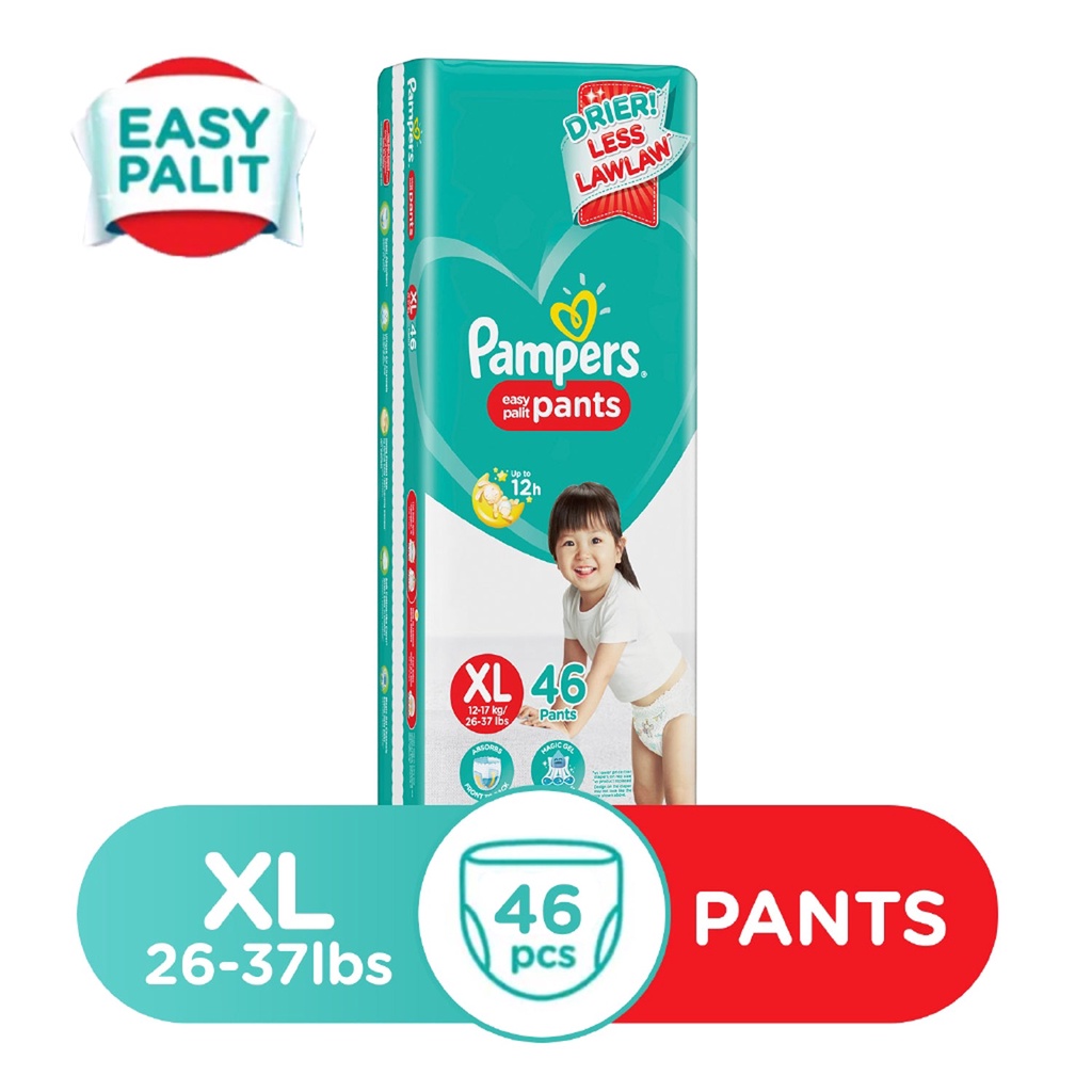Pampers Baby Dry Pants Diaper XL - 46s | Shopee Philippines