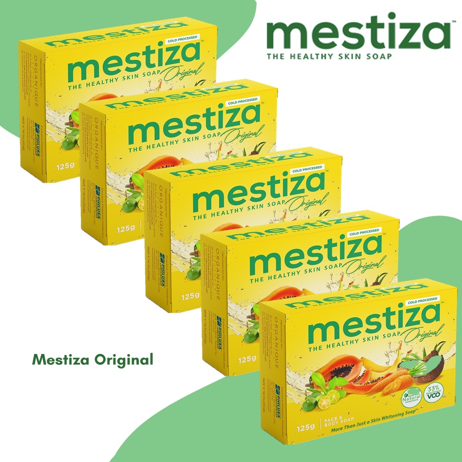 Buy 4 Mestiza Original Face And Body Soap Plus 1 Mestiza Original 125g ...