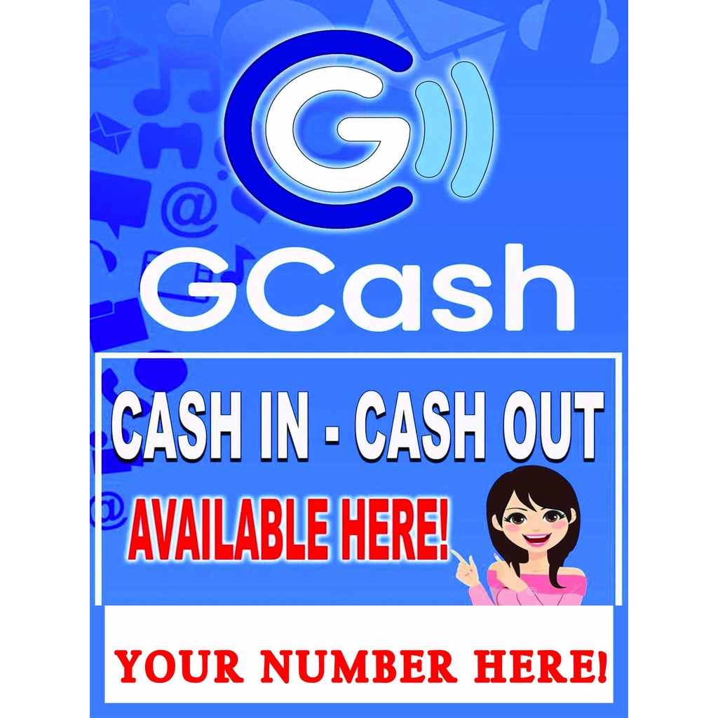 gcash tarpaulin print 1.5x2sq.ft and 1x1.5sq.ft | Shopee Philippines